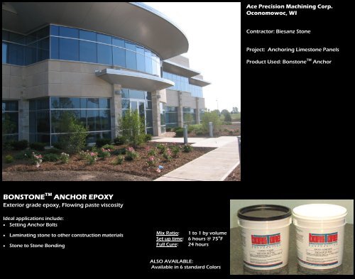 BONSTONE ANCHOR EPOXY