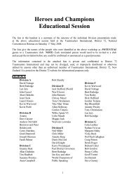 Table Topics Evaluation Form - Toastmasters NZ