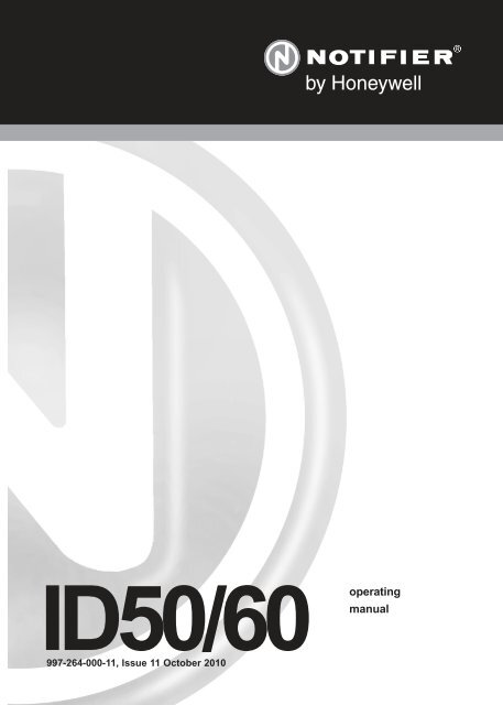 Notifier ID50-60 User Manual - UNY Systems