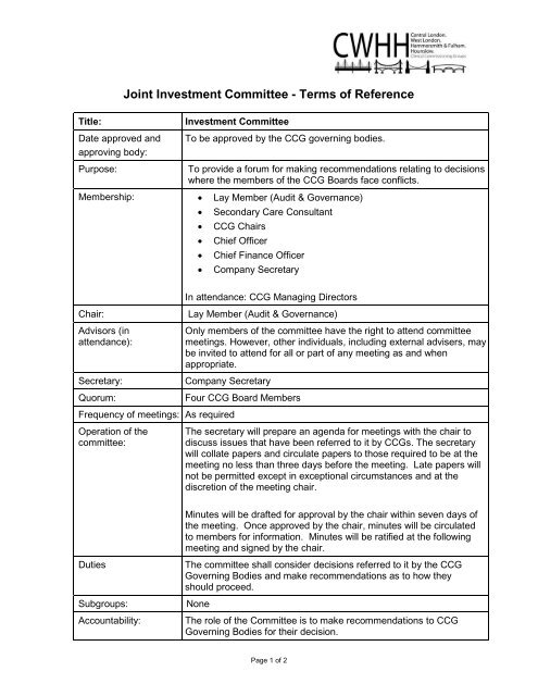 Joint Investment Committee Terms Of Reference joint-investment-committee-terms-of-reference