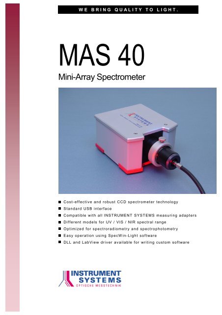 Mini-Array Spectrometer