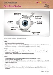Parks Three-Step Test