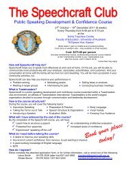 Table Topics Evaluation Form - Toastmasters NZ