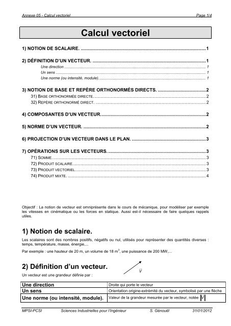 produit mixte de trois vecteurs formule