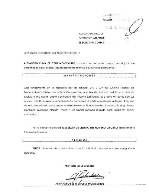 informe justificado que presentÃ³ el Congreso del Estado
