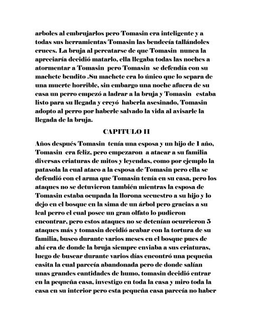 Tomasin BIGOTES Capítulo