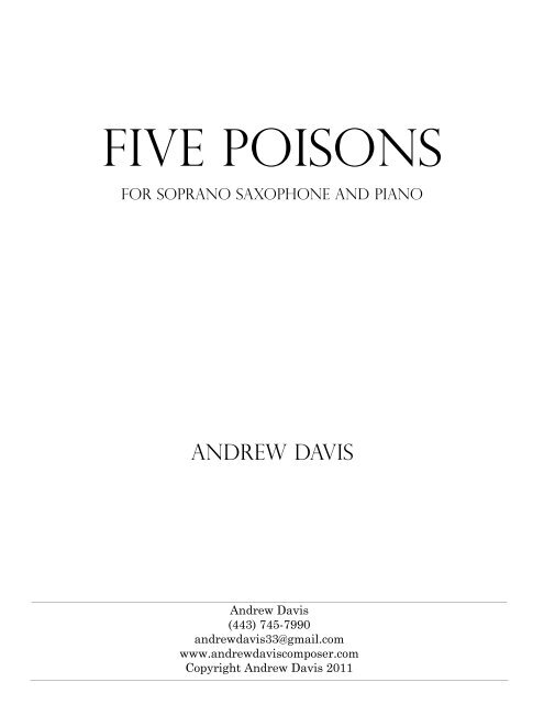 Five Poisons