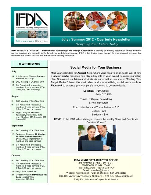 2012 July IFDA Newsletter Final.pdf - IFDA - International ...