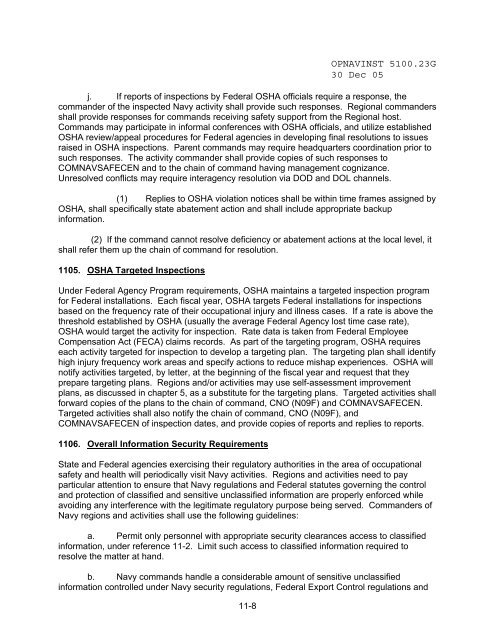 11-8OPNAVINST 5100.23G30