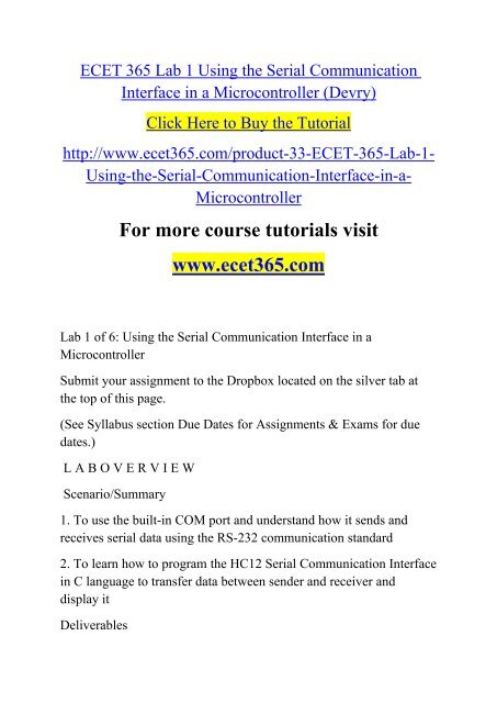 ECET 365 Lab 1 Using the Serial Communication.pdf