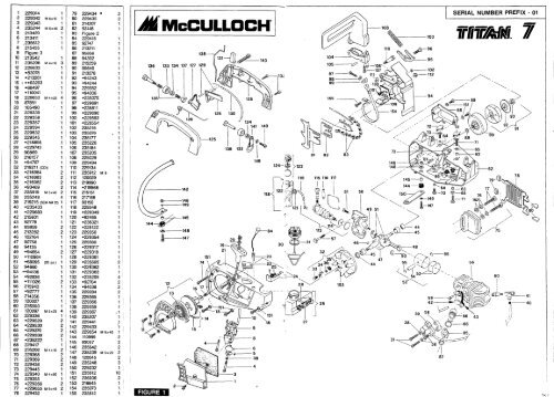 Mcculloch Chainsaw Parts