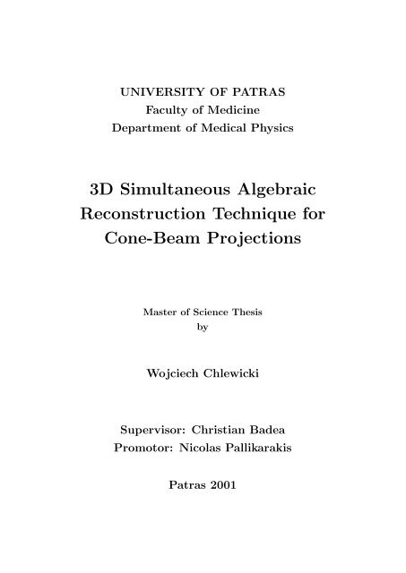 3D Simultaneous Algebraic Reconstruction Technique for Cone ...