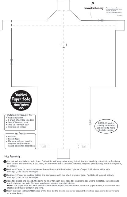 Yoshimi Paper Sode - Drachen Foundation