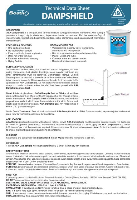 DAMPSHIELD - Westox Building Products