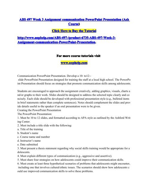 ABS 497 Week 3 Assignment communication PowerPoint Presentation.pdf ABS 497 Week 3 Assignment communication PowerPoint Presentation.pdf