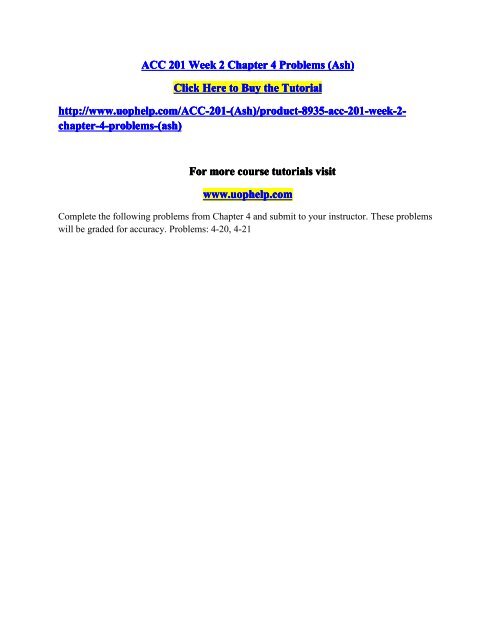ACC 201 Week 2 Chapter 4 Problems.pdf