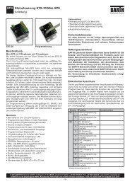 STG-500 - BARTH Elektronik GmbH