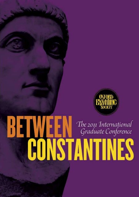 booklet of abstracts - Oxford University Byzantine Society