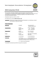 WEVO-Casting Resin PU 552 FL - Lindberg & Lund AS