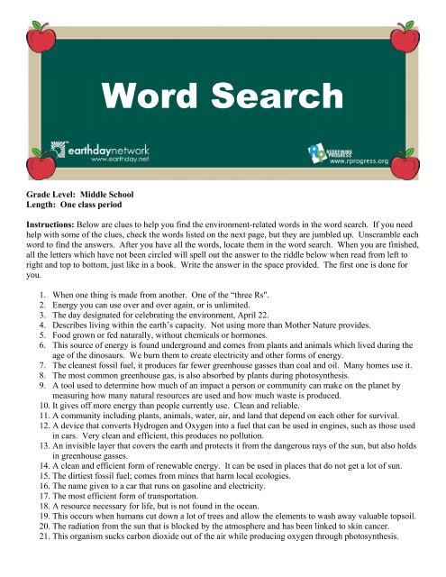 Fossil Fuels Wordsearch Energy Word Search Answer Key: Complete With