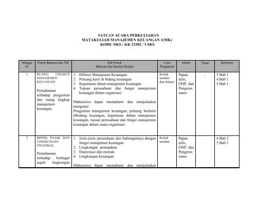 UNIVERSITAS GUNADARMA - SAP Gunadarma