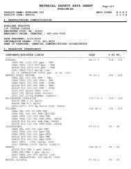 MSDS AZ 634-2 - ChemCenters