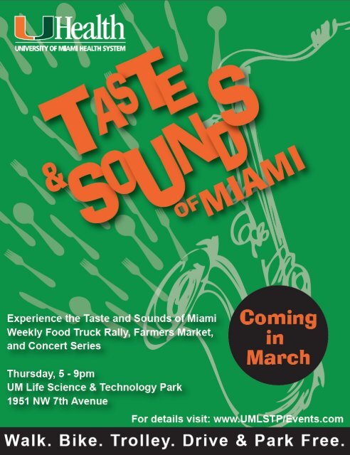 Miami flyer - University of Miami Life Science and Technology Park