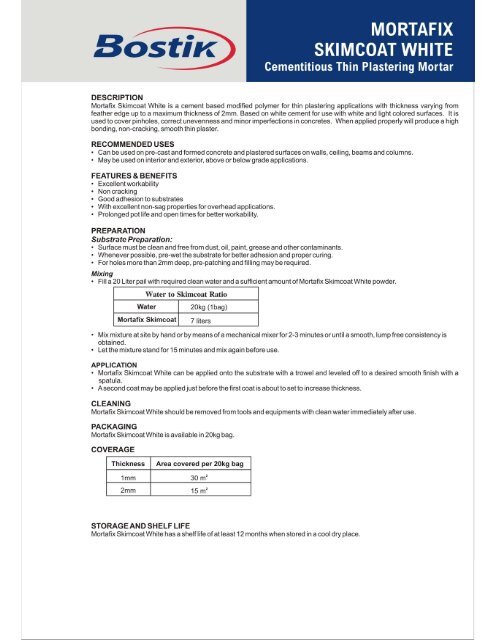 Material Safety Data Sheet - Bostik Philippines Inc.