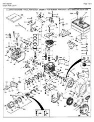 Diagram(s) and/or PartsList(s) - Small Engine Parts