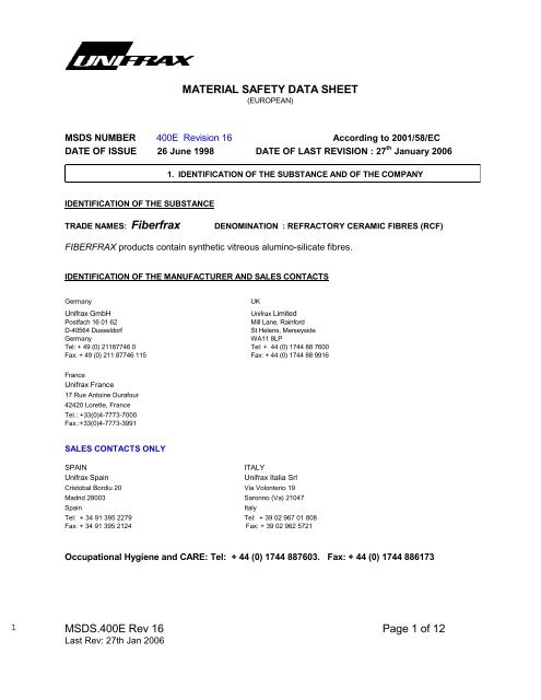 Fiberfrax 2006.pdf - SIG Technical Insulation