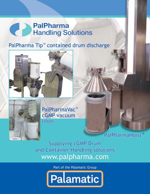 Drum and Container Handling Solutions - Palamatic