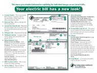 Sample of new bill statement - CPS Energy