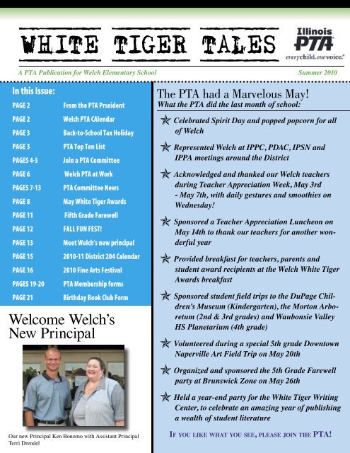 Welch's New Principal - Welch Elementary School - Indian Prairie ...