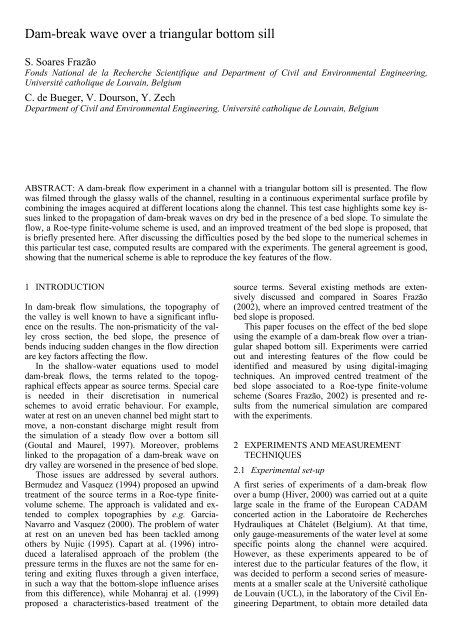 Dam Break Experiment