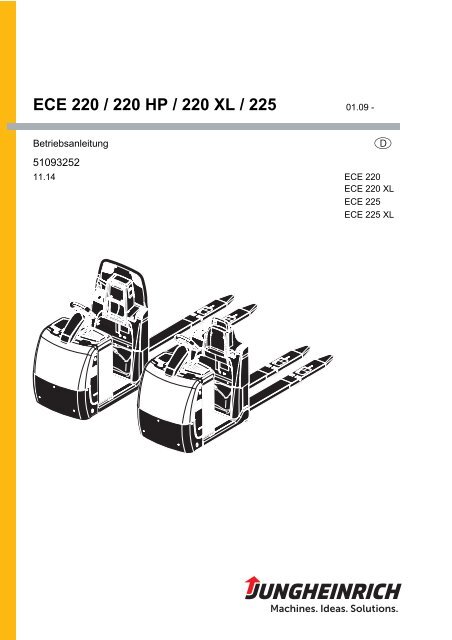 ECE 220 / 220 XL / 225 / 225 XL - Jungheinrich