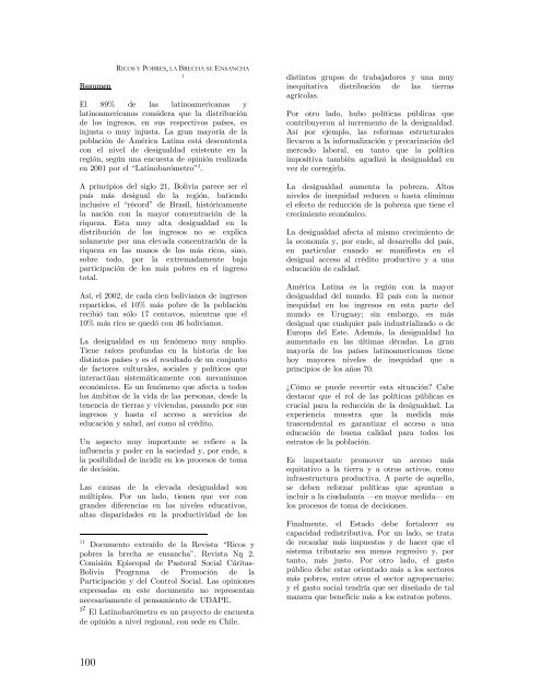 Ricos Y Pobres. La Brecha Se Ensancha - Unidad de AnÃ¡lisis de ...