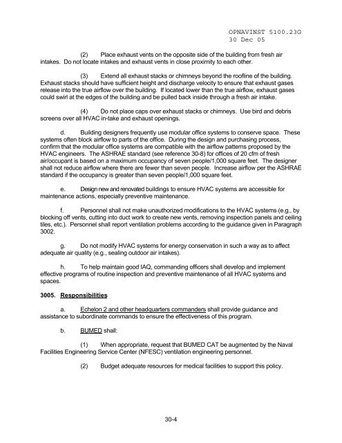 OPNAVINST 5100.23G30 Dec