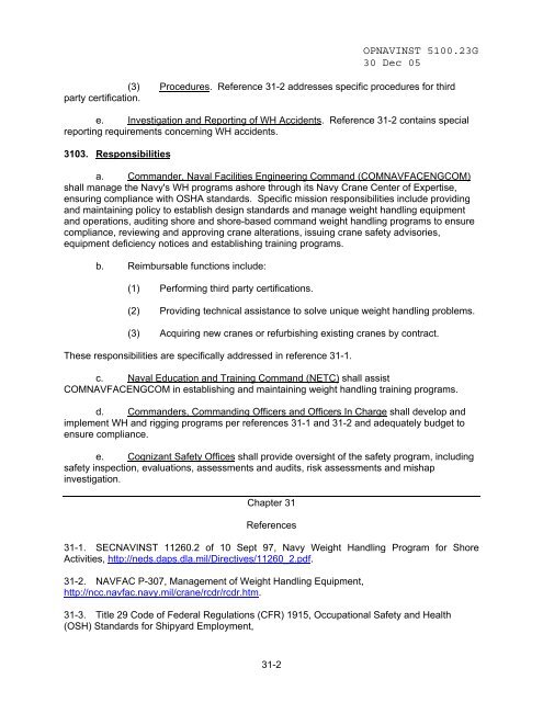 OPNAVINST 5100.23G30 Dec