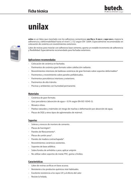 unilax - Butech