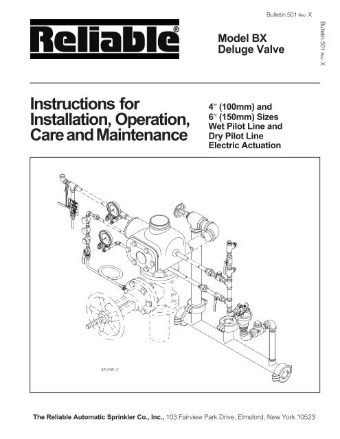 Deluge Valve - Installation, Operation & Maintenance ... - Firequip