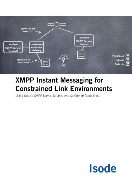 XMPP Evaluation Guide - Isode