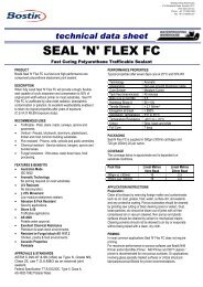 Technical Data Sheet SEAL 'N' FLEX FC - Bostik Hong Kong Limited