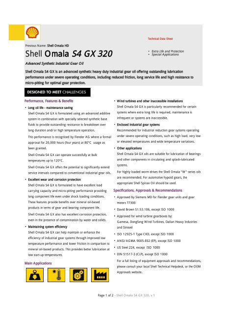 Shell Omala S4 GX 320