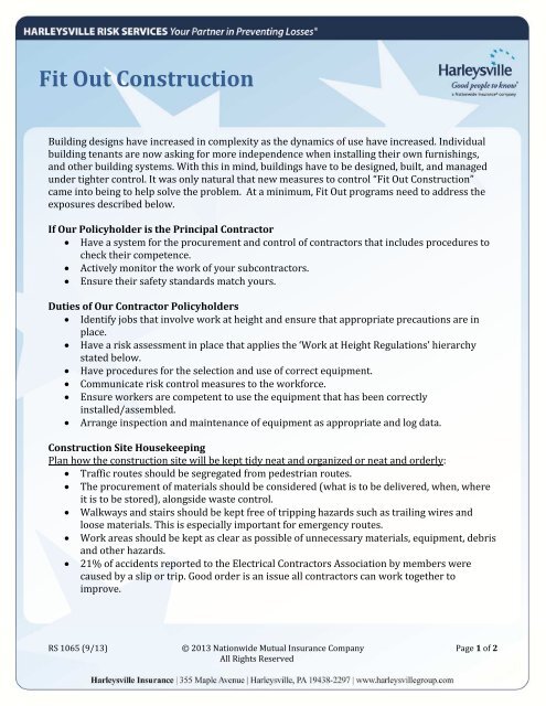 Fit Out Construction