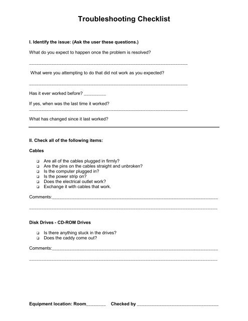 Computer Troubleshooting Checklist.pdf