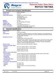 MSDS AZ 634-2 - ChemCenters
