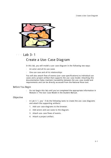 Lab 3-1 Create a Use-Case Diagram