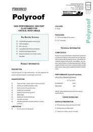 Bostik Boscoseal P.U. data sheet - Waterproofing Warehouse