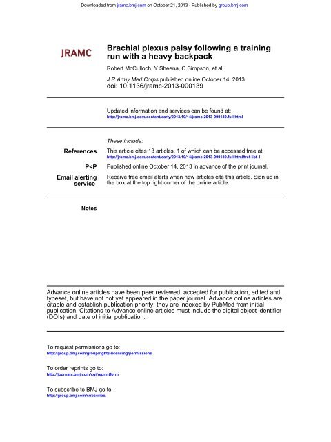 run with a heavy backpack Brachial plexus palsy ... - Koh Tao EMS