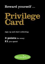 nature trail map - Ribby Hall Village